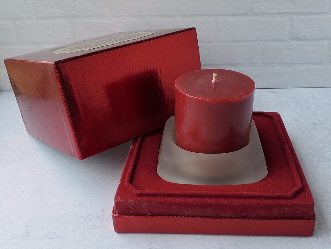 RARE Vintage Germaine Monteil GALORE Perfume Candle in Frosted Glass ...