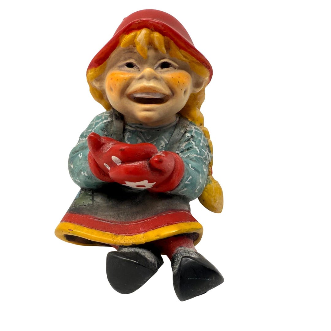 Vintage Candy Designs Norway Nisse Tomte Figurine, Scandinavian ...