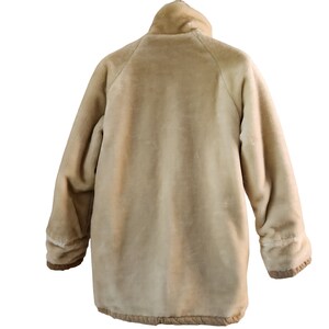 Vintage Mens 1970s JLC Leather REVERSIBLE Suede Faux Shearling Coat Sz ...
