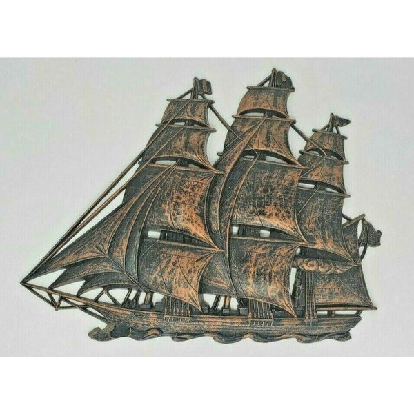 Copper Ship Wall Hanging - Etsy
