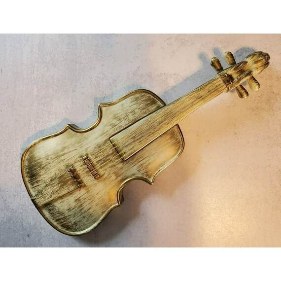 Vintage Large Plastic Cello or Violin Christmas Ornament - Etsy