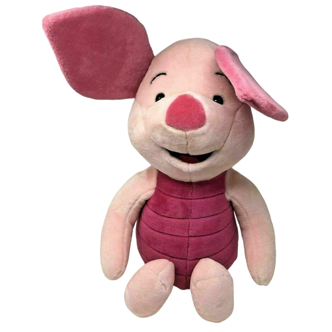 Vintage Mattel Disney Arcotoys Piglet Plush Stuffed Animal 22 Large ...