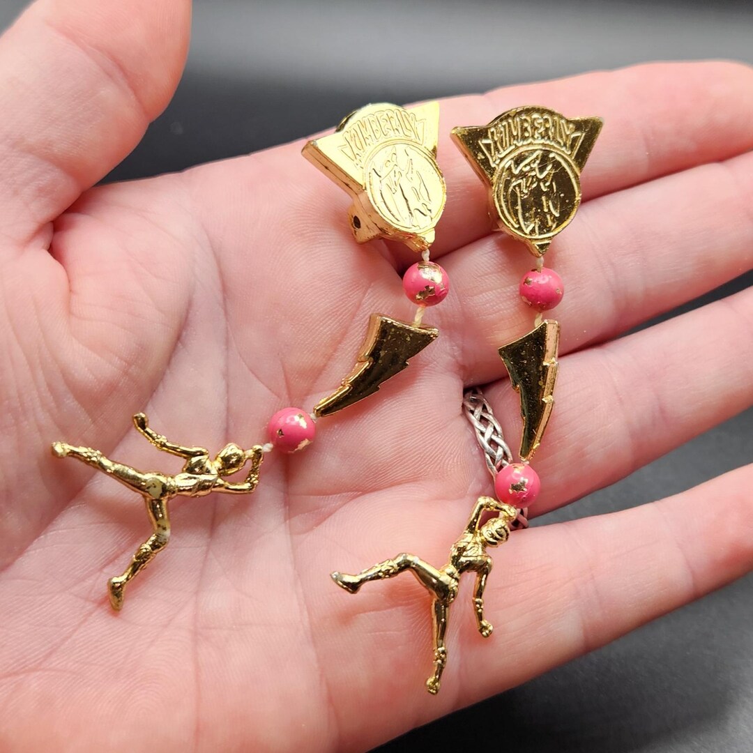 Vintage Power Rangers Radiant Jewelry Collection Clip on Plastic ...