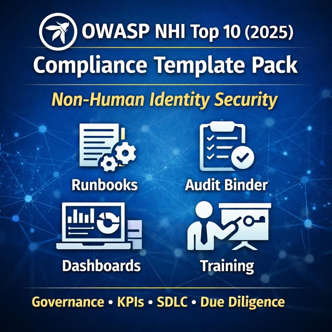 OWASP NHI Top 10 (2025) Security Templates | Runbooks, Policies ...