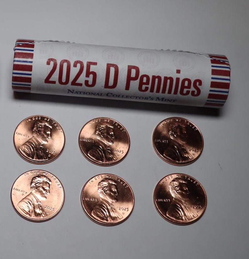 2025-D Last Year Issued Penny Brilliant Uncirculated Condition (1) Full ...