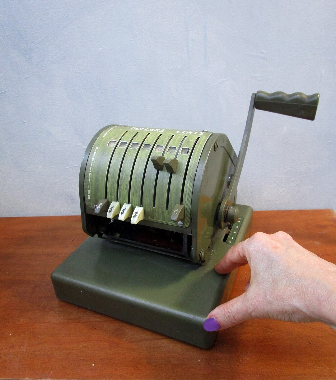 Paymaster Retro 1950s Check Payroll Printing Machine Mid - Etsy