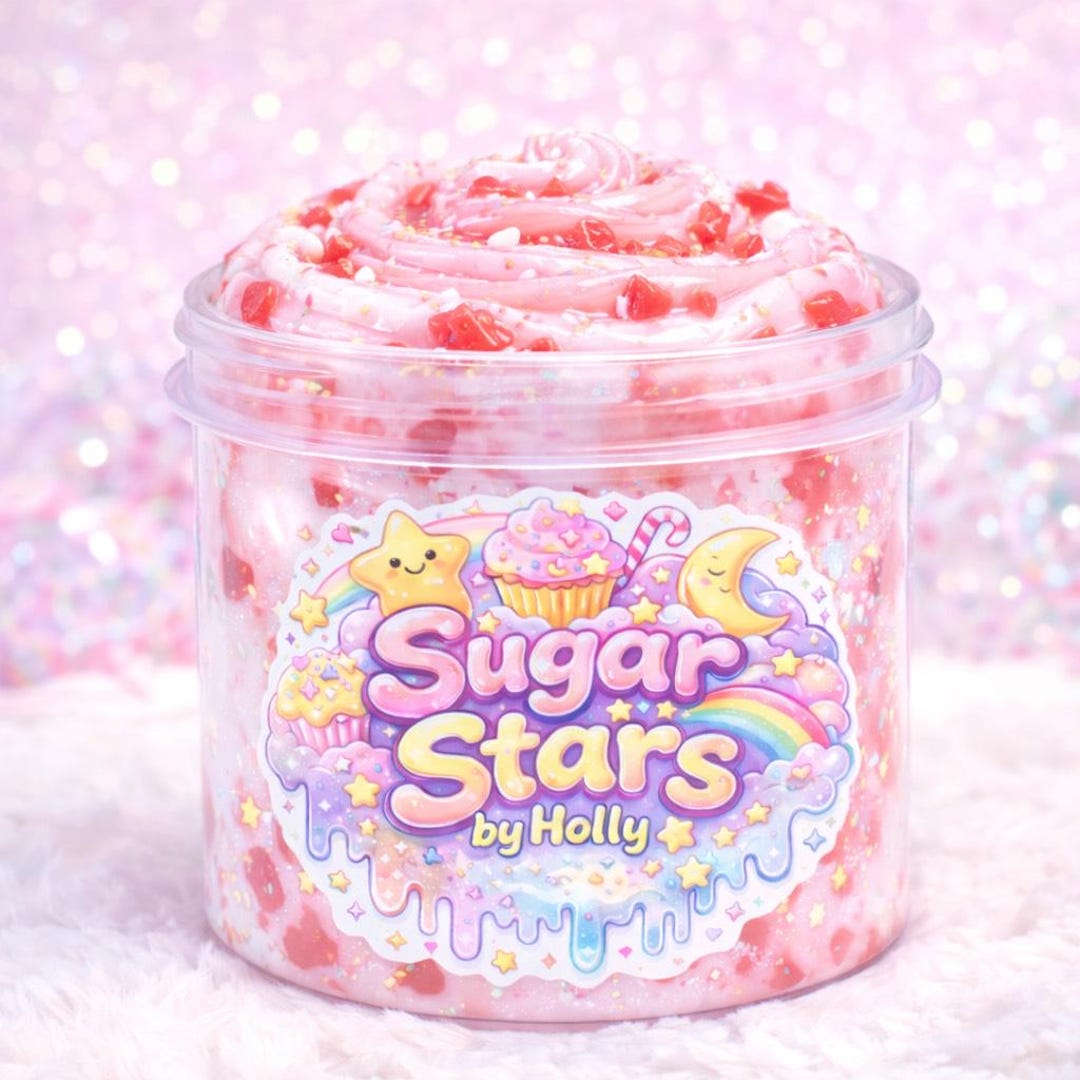 Strawberry Shortcake Slime - Etsy