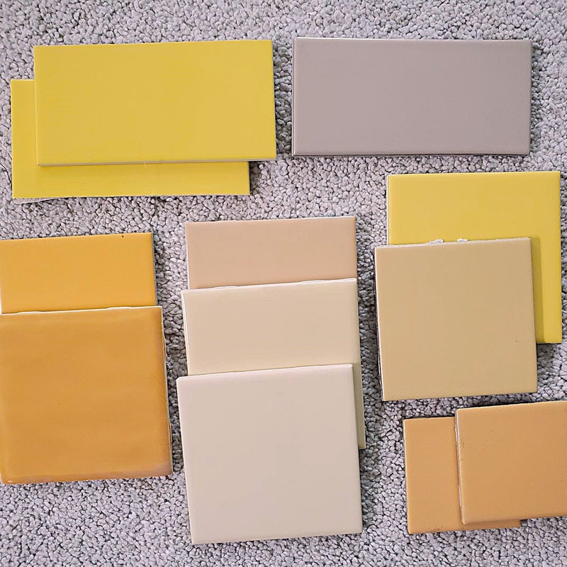 Yellow Tiles - Etsy