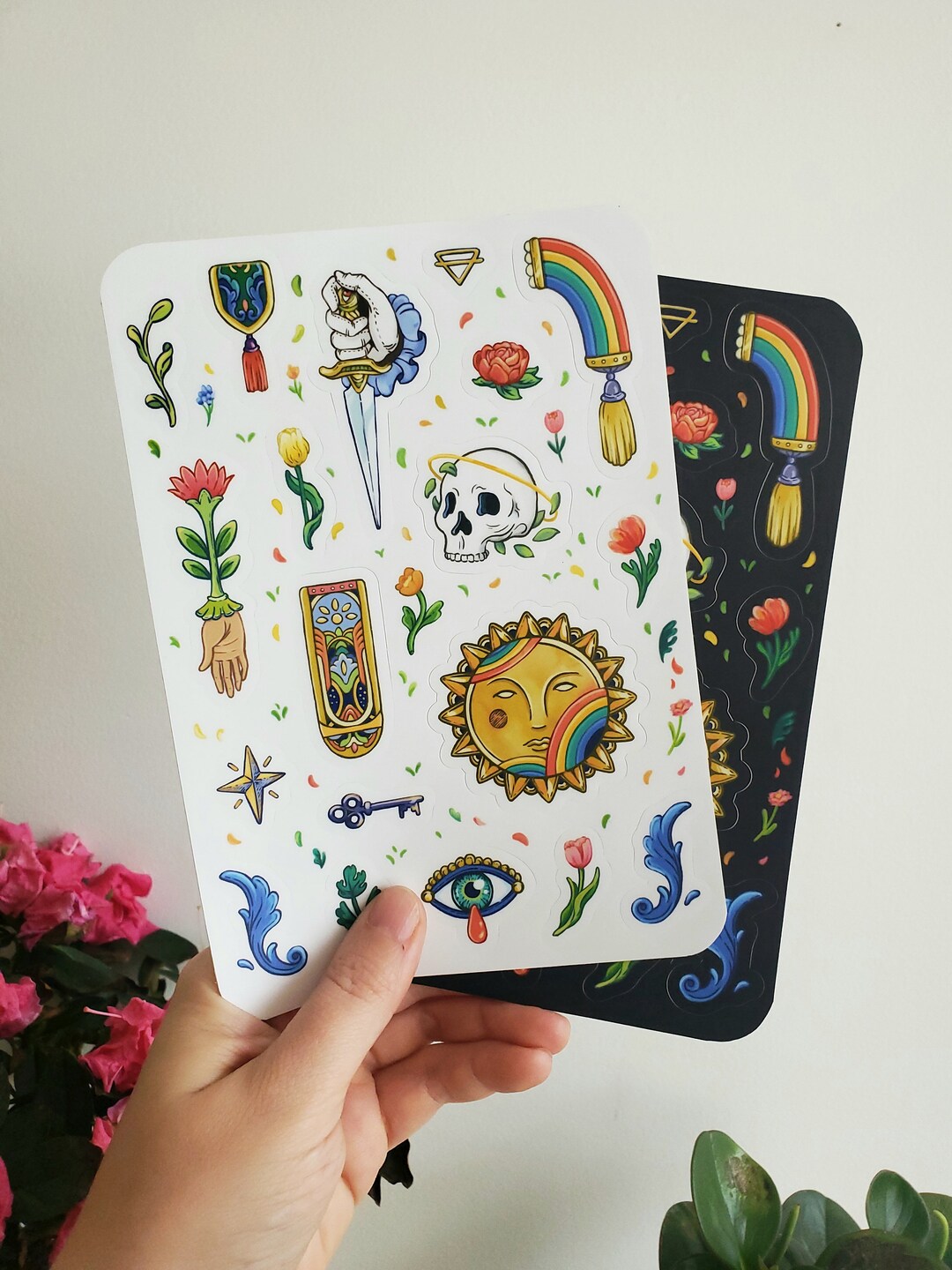 Retro Medieval Matte Vinyl Sticker Sheet - Etsy