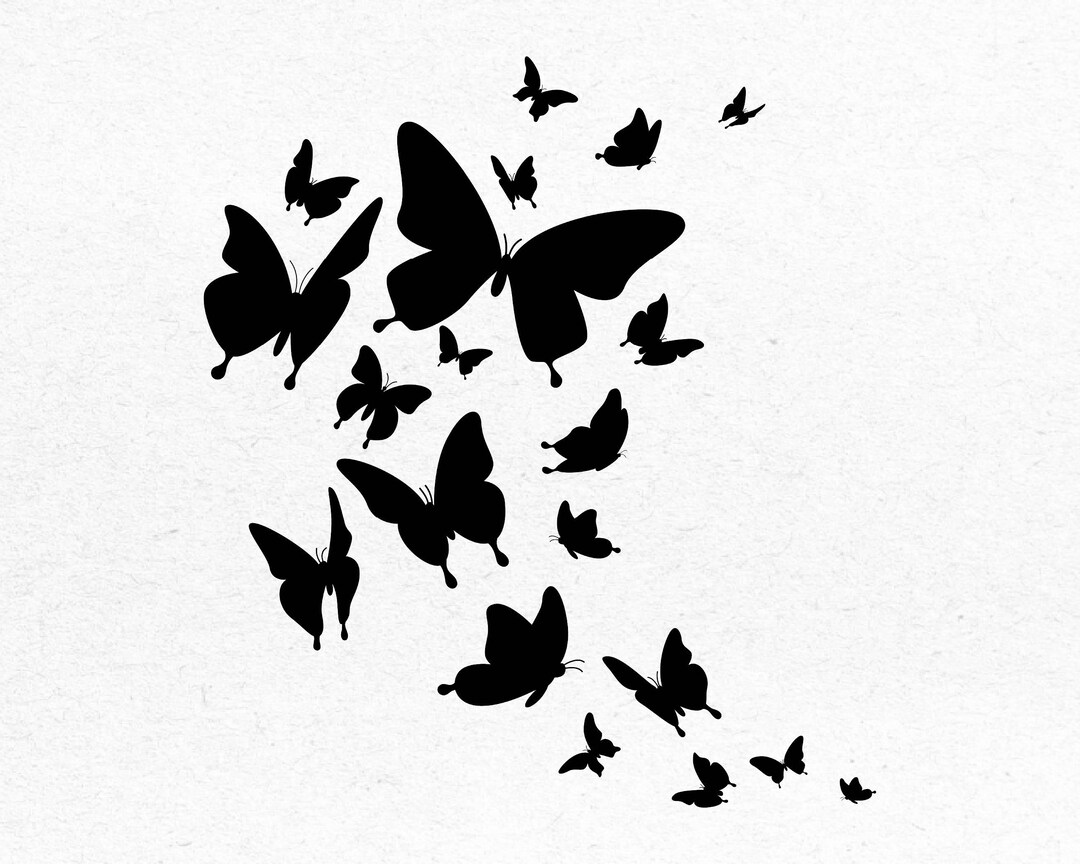 Butterfly Cut File: Ideal for Decals, Cricut & Party Decor. Svg Png Pdf ...