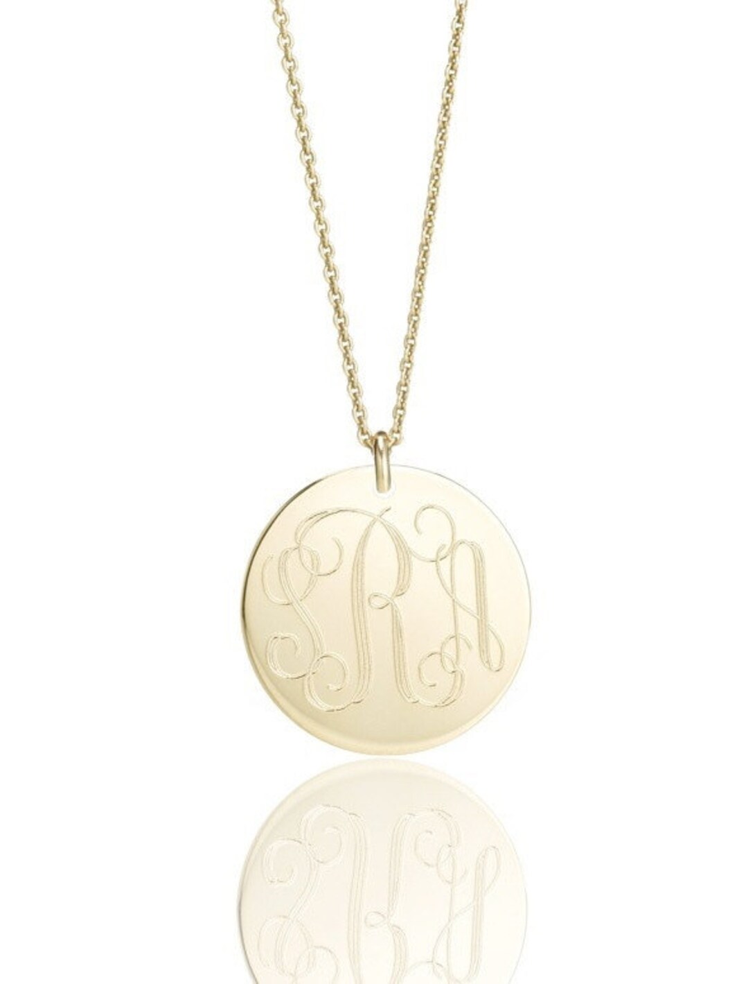 Modern Timeless Monogram Necklace • All 14k Gold Filled Available in ...