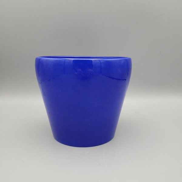 Cobalt Blue Planter - Etsy