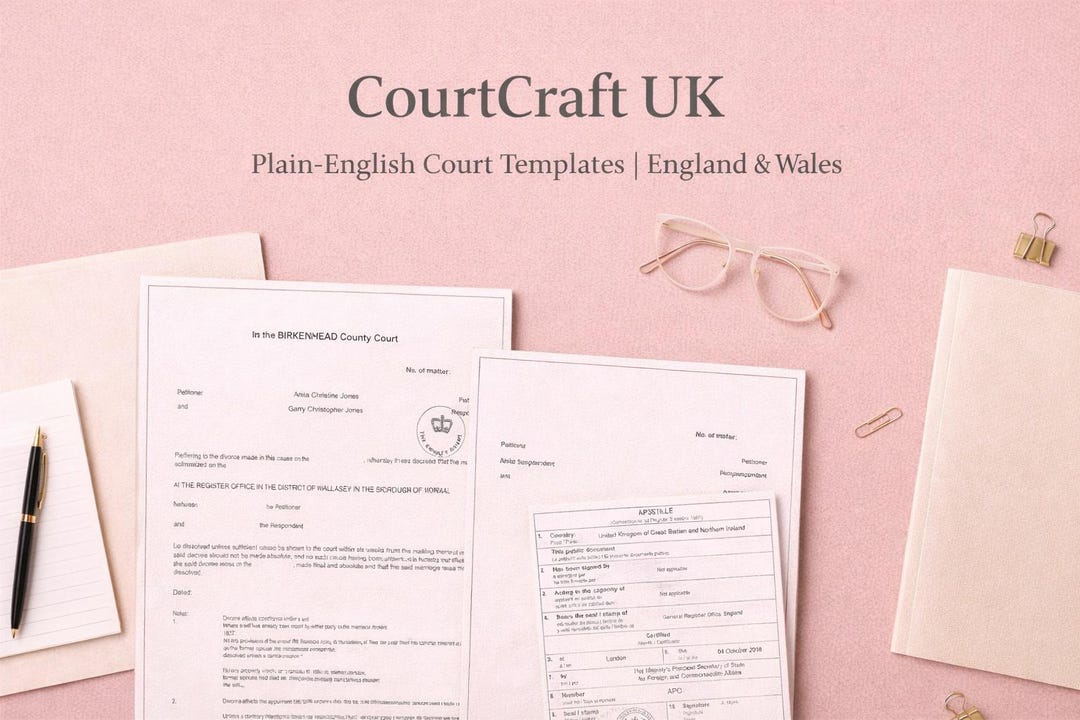 Small Claims Court Templates Bundle (england and Wales) Litigant in ...