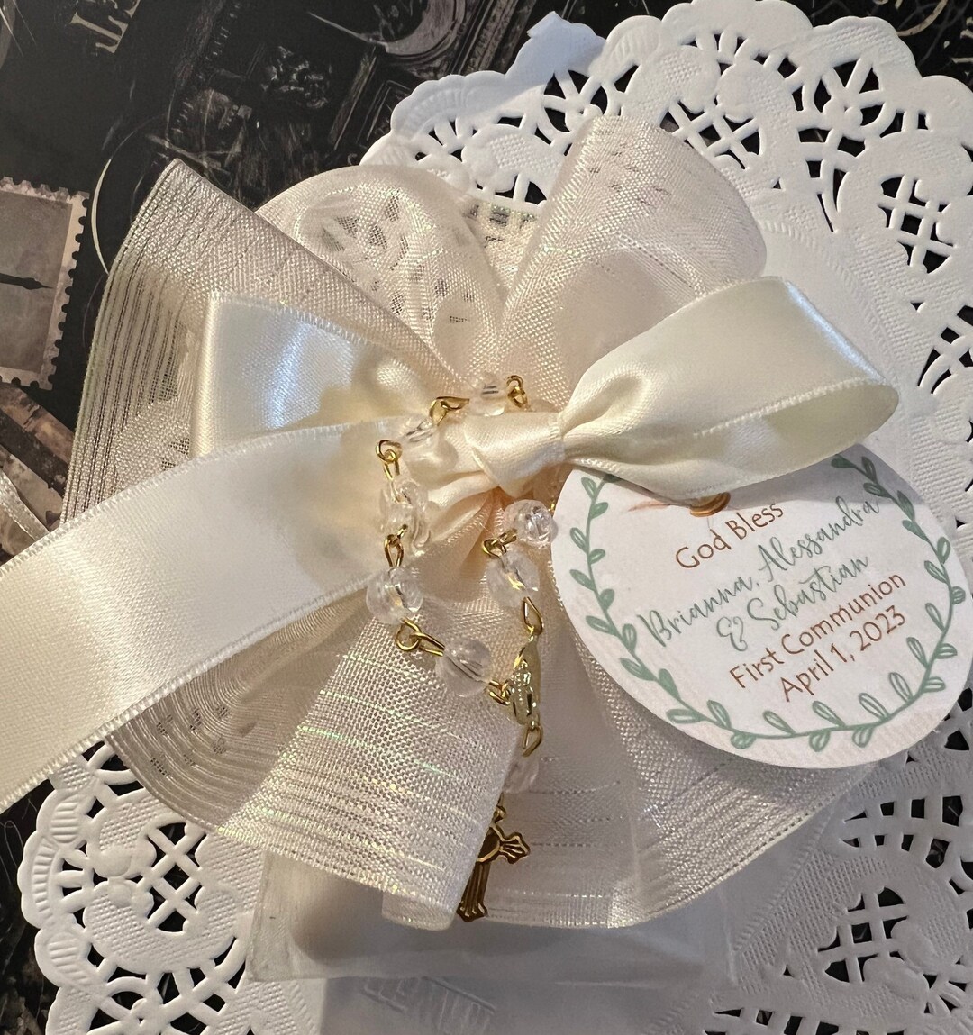 First Communion, Baptism, Confirmation or Christening Favor With ...