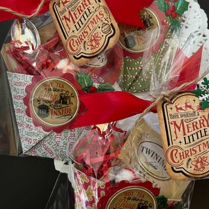 Holiday Tea Set, Christmas Tea Packet for Favors, Hostess, Girlfriend ...