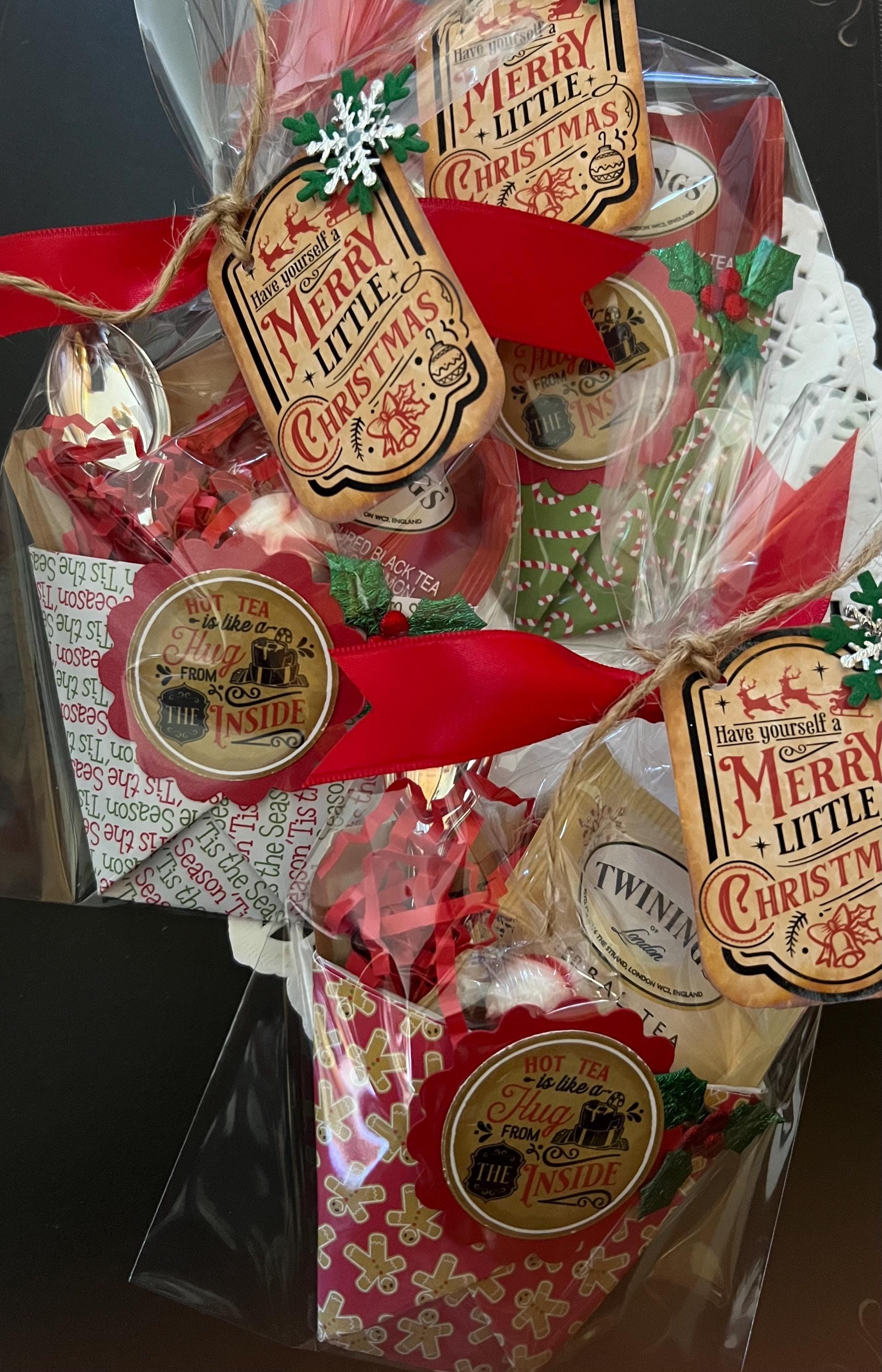Holiday Tea Set, Christmas Tea Packet for Favors, Hostess, Girlfriend ...