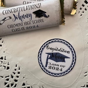 Graduation Favor Tags, Personalized Graduation Tags, Printed Graduation ...