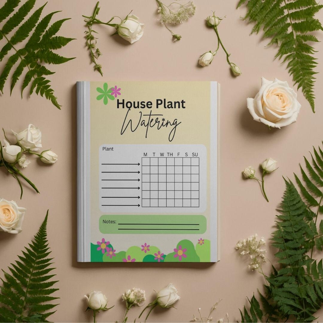 Weekly Houseplant Watering Schedule | Plant Care Checklist Digital ...