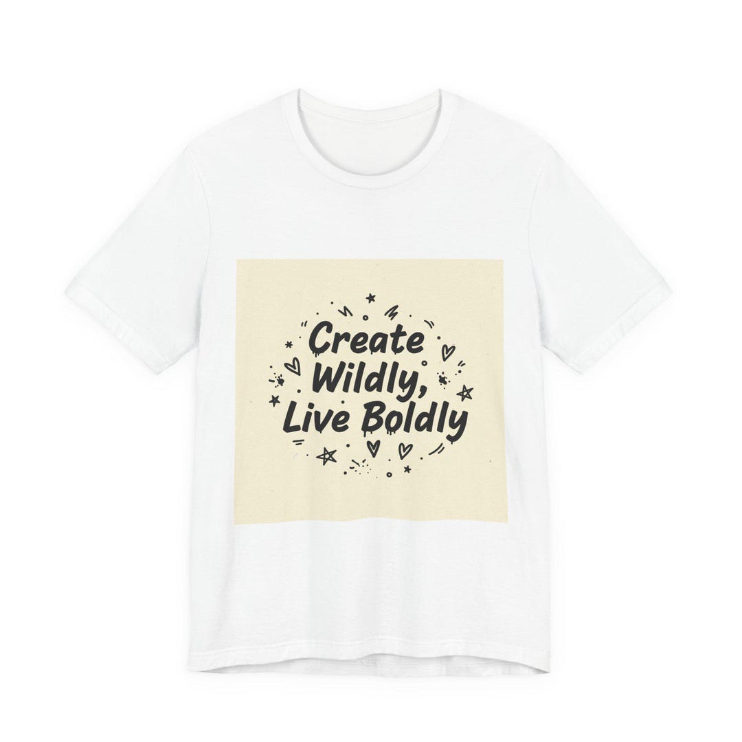 Create Wildly Live Boldly Tee | Marker Scribble Design, Handwritten ...