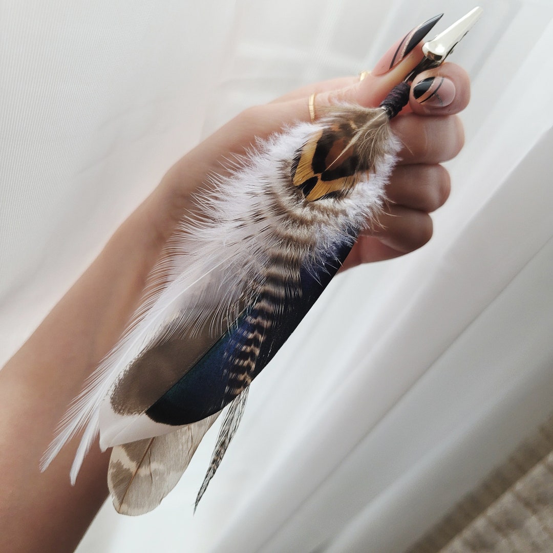Feather Credit Card Clip - ATM Grabber - Rooster, Pheasant, Mallard ...