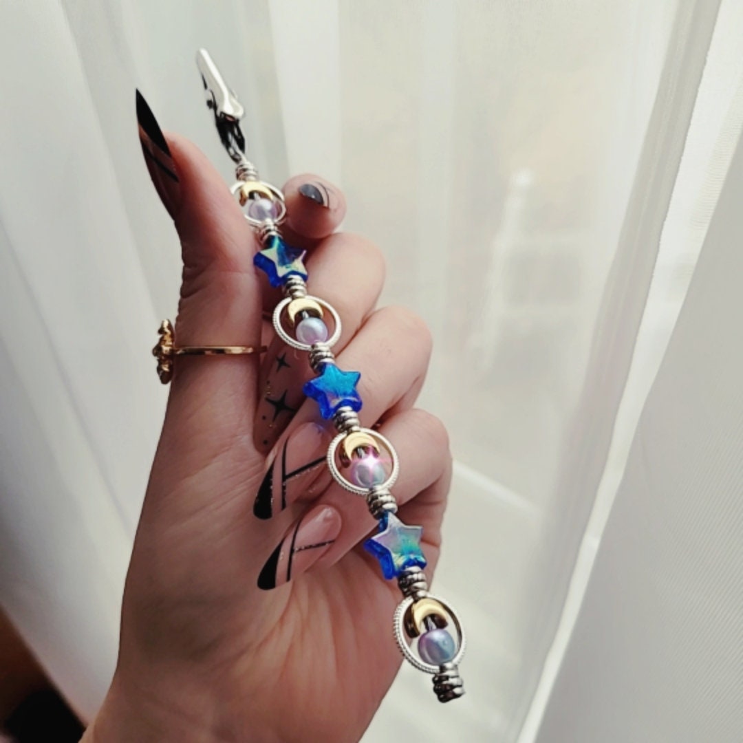 Unique Star and Moon Credit Card Clip Smoke Wand ATM Grabber Bracelet ...