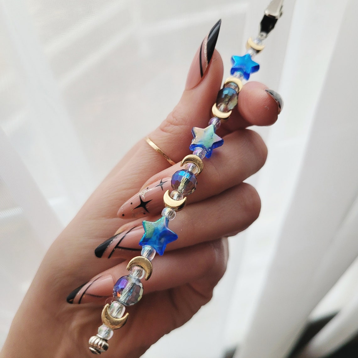 Unique Star and Moon Credit Card Clip Smoke Wand ATM Grabber Bracelet ...