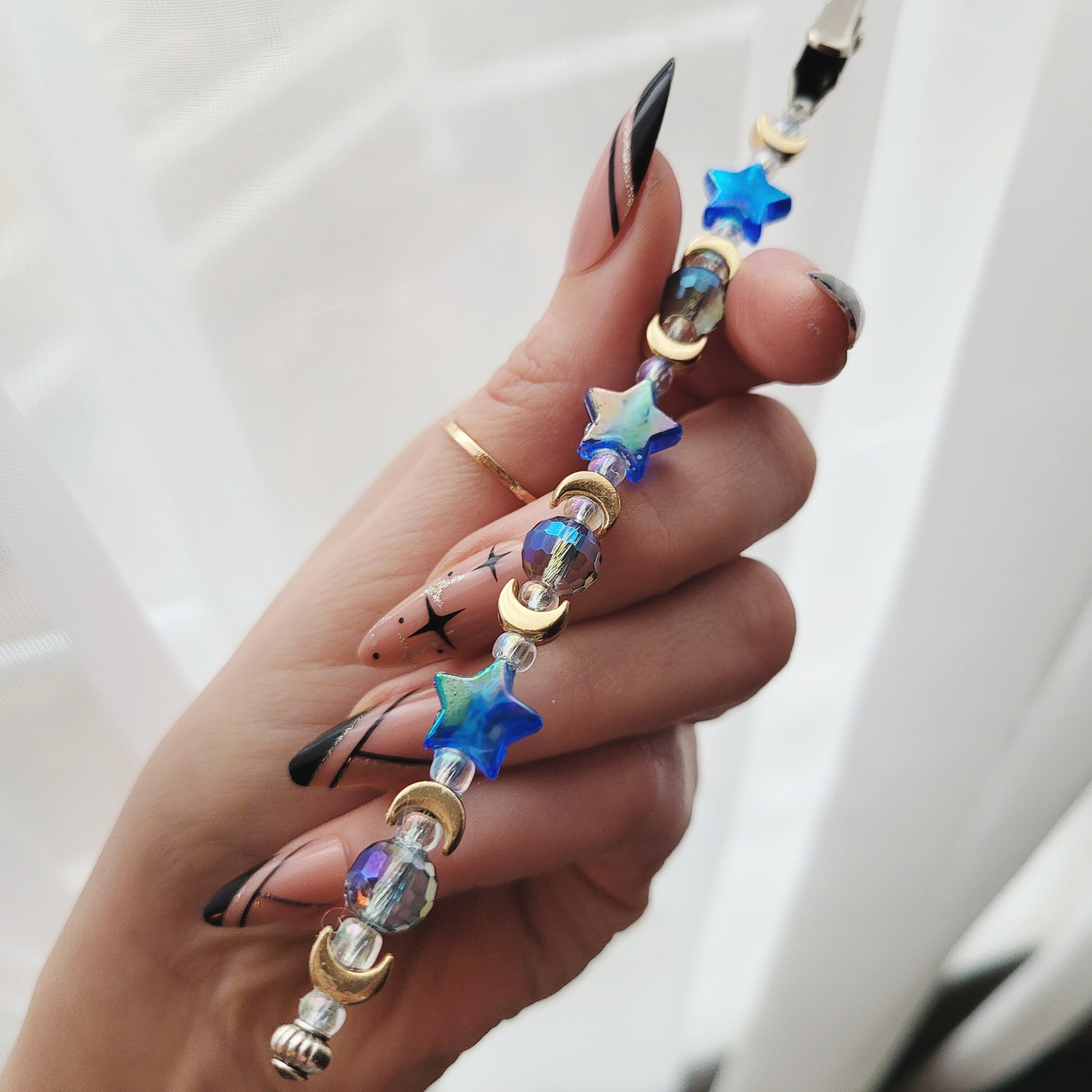 Unique Star and Moon Credit Card Clip Smoke Wand ATM Grabber Bracelet ...