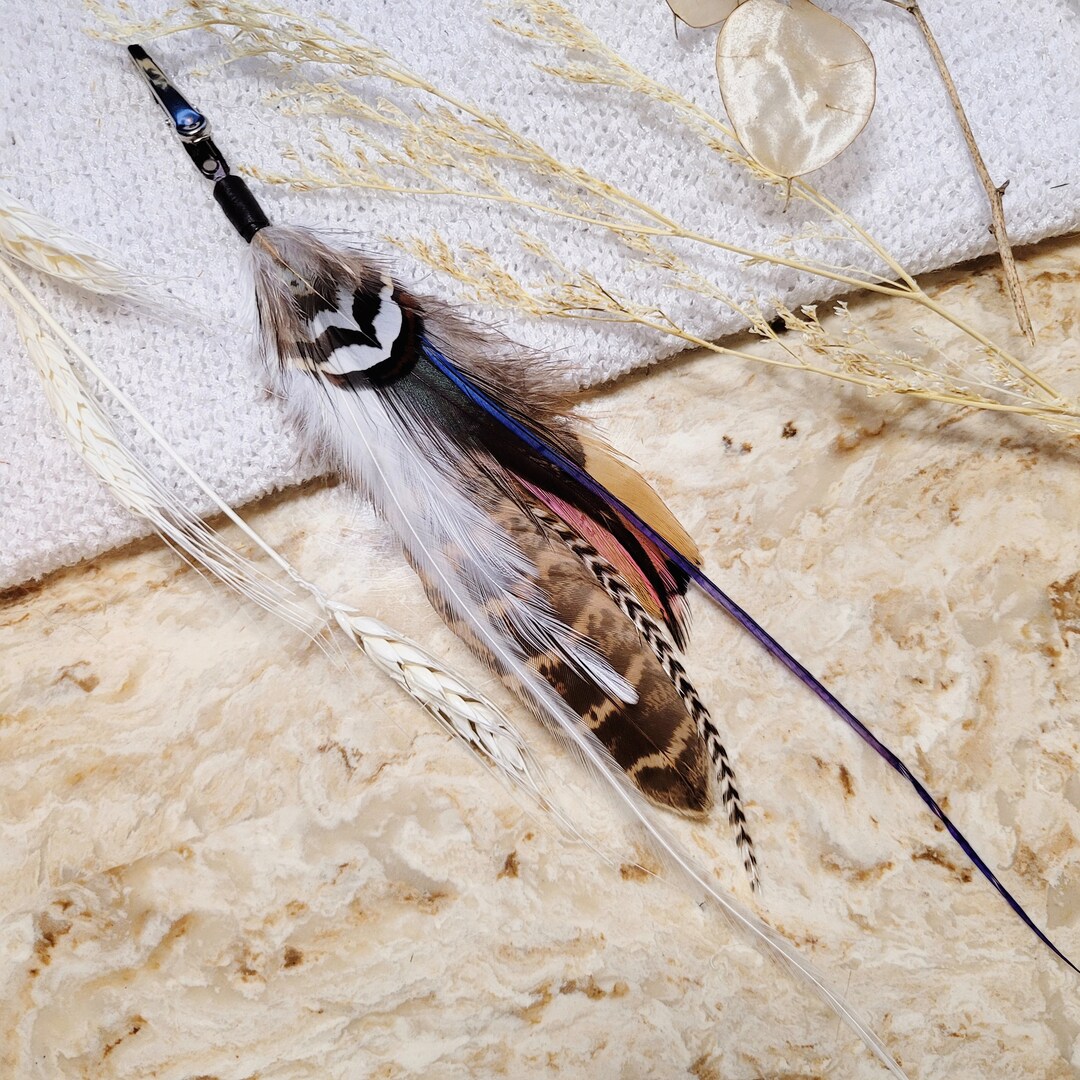 Rooster and Pheasant Feather Credit Card Clip - ATM Grabber - Rooster ...