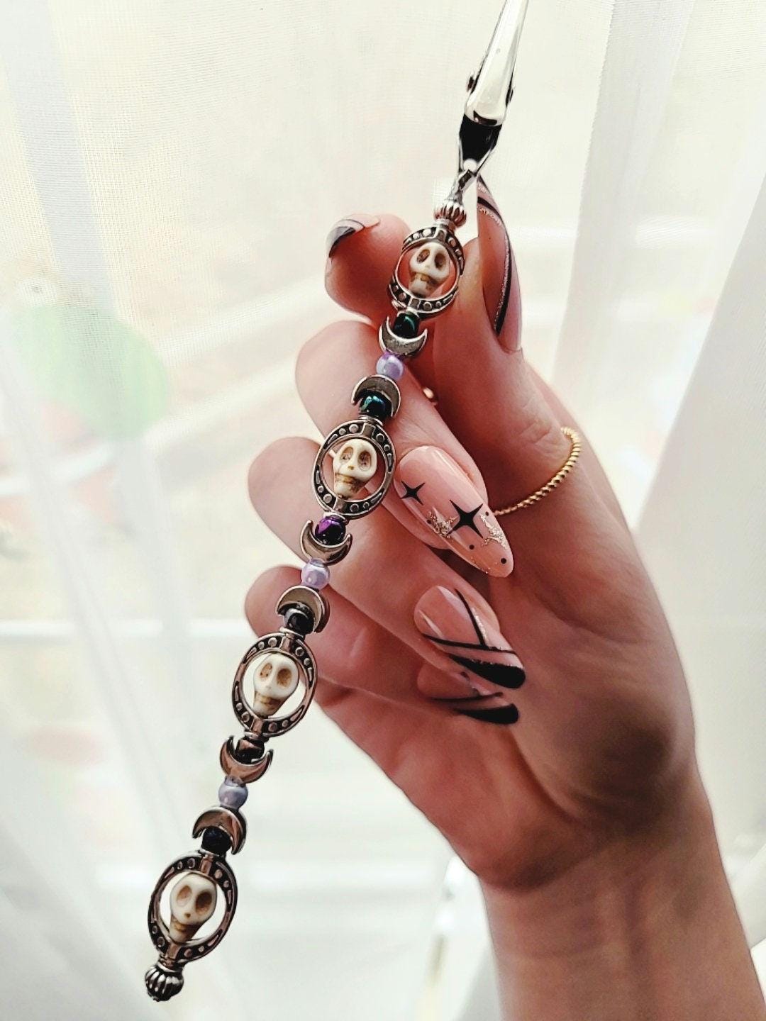 Unique Skull and Moon Credit Card Clip ATM Grabber Bracelet Helper ...