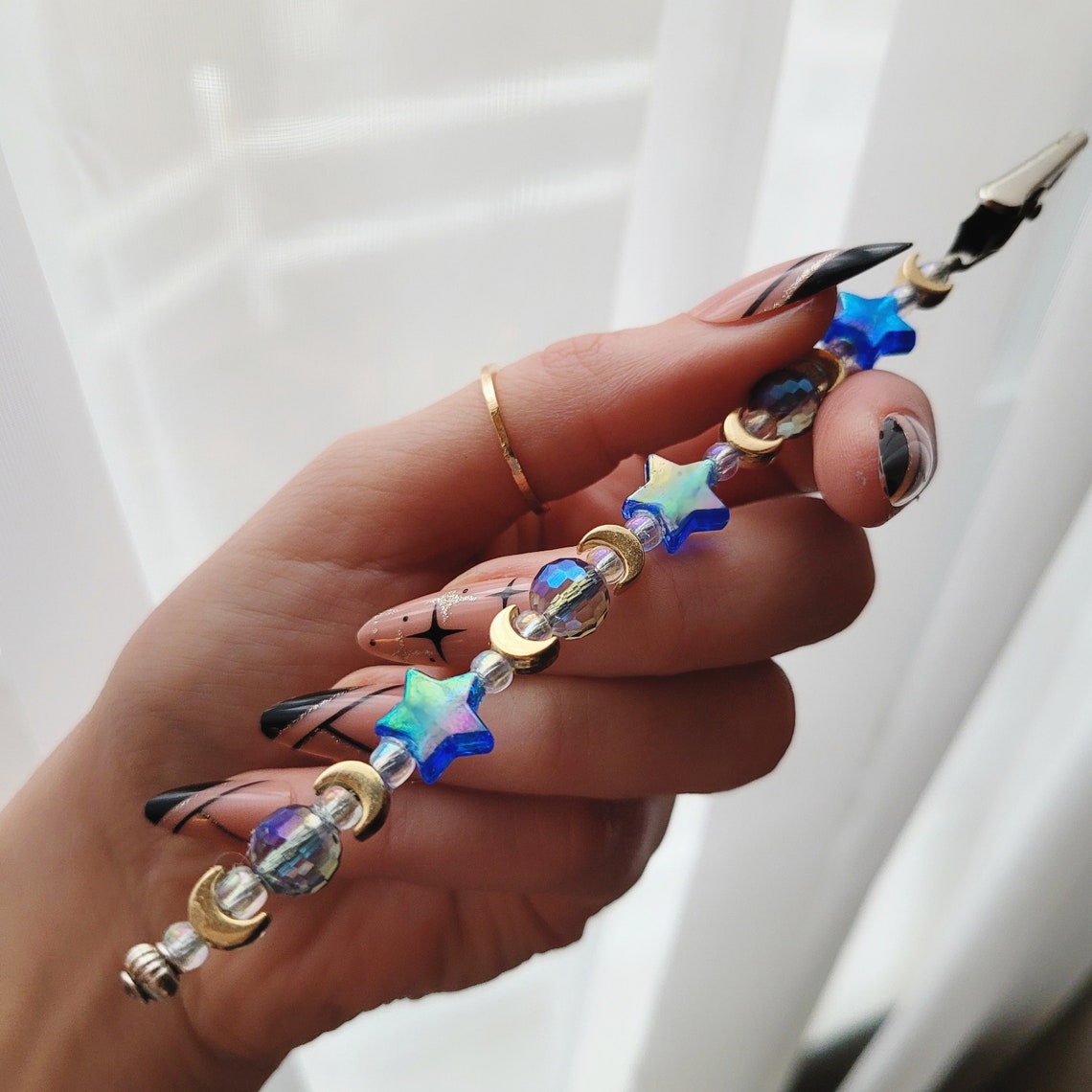 Unique Star and Moon Credit Card Clip Smoke Wand ATM Grabber Bracelet ...