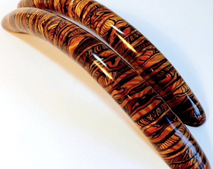 Stunning on Wood Cabinets & Drawers Rich Browns, Bronze, Tans Unique Arch Pull Handle by ...