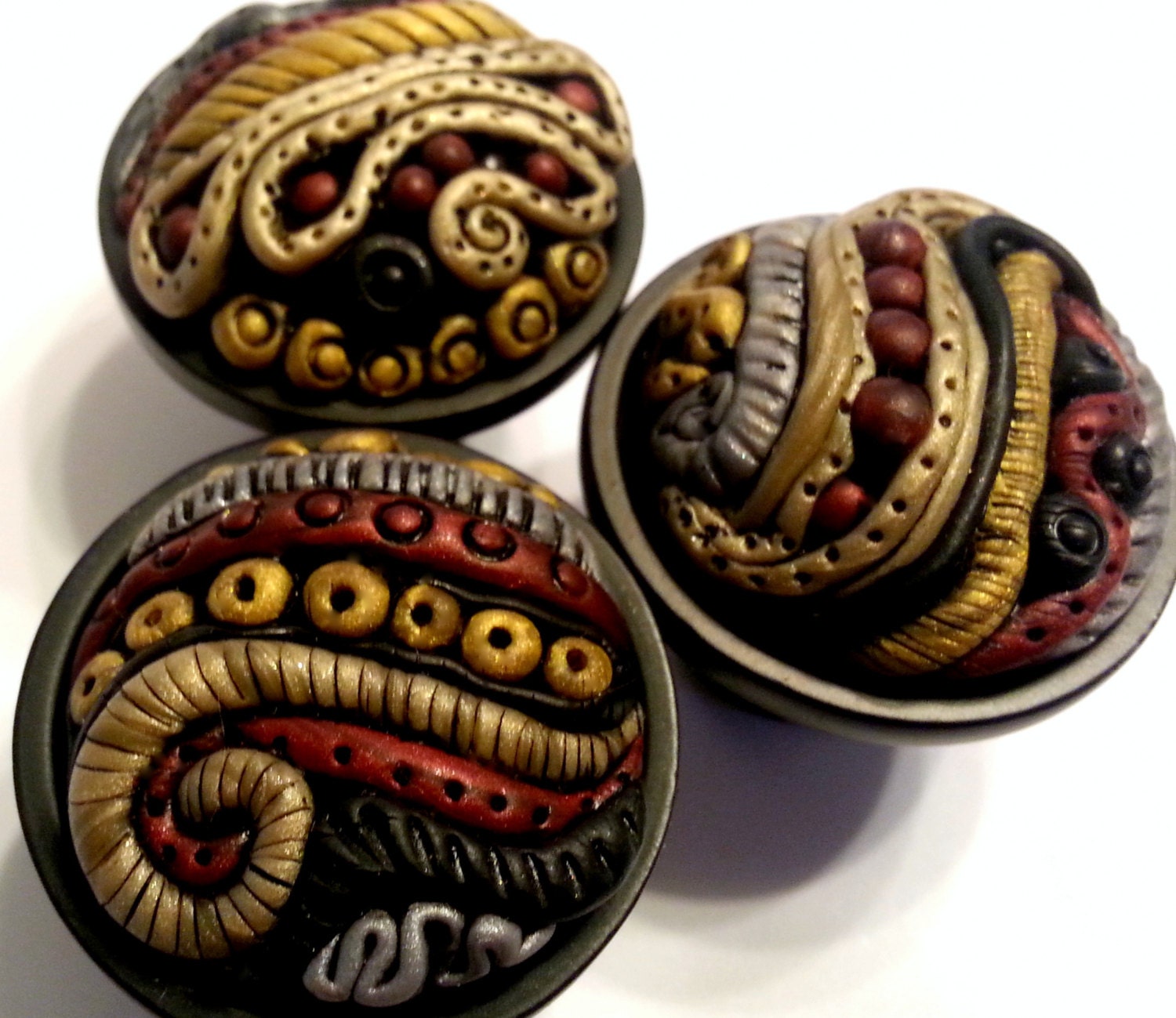 Set of 3 Outrageous Knobs Each One Different Stunning | Etsy