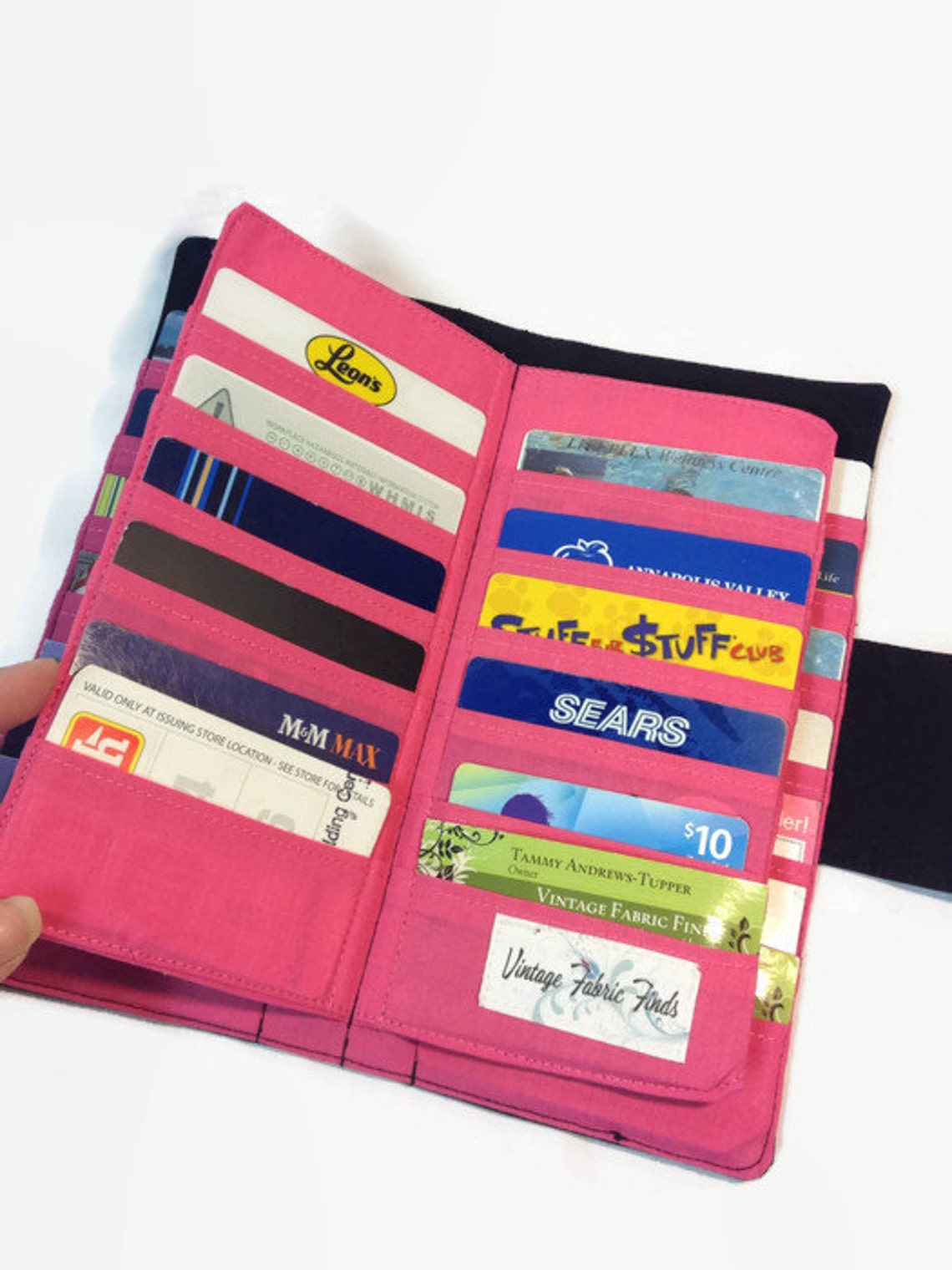Credit Card Holder Credit Card Bi Fold Wallet Card Holder - Etsy