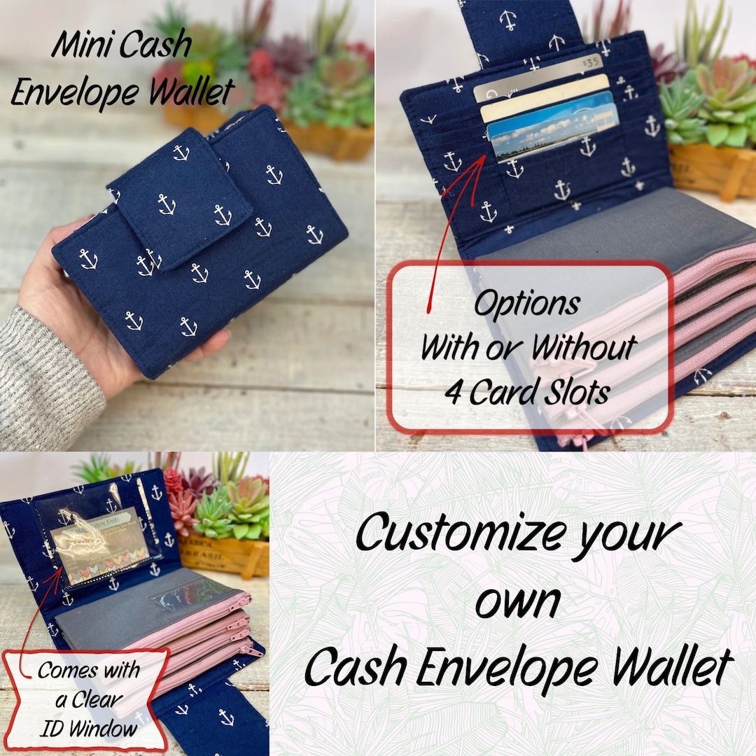 Cash Envelope Wallet - Vacation Wallet - Cherry Blossom - Budget Wallet ...