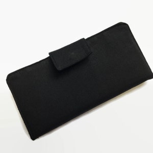 Women's Card Wallet - Card Wallet - Black Wallet - Card Organizer ...