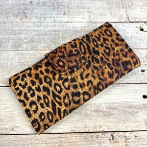 Credit Card Holder - Leopard Print Wallet - Card Wallet - Womens Wallet ...