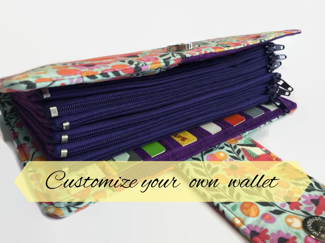 Customizable Cash Envelope Wallet: Budget Money System, Multi Card ...