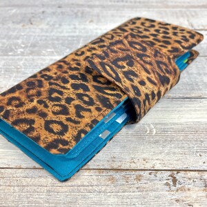 Credit Card Holder - Leopard Print Wallet - Card Wallet - Womens Wallet ...