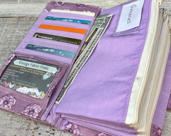 Womens Wallet - Budget Wallet - Money System Wallet - Cash Envelopes ...