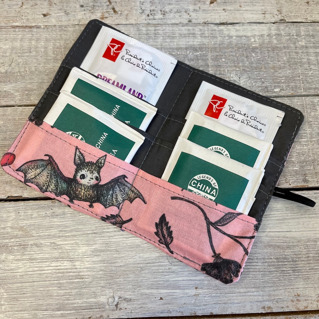 Tea Bag Holder - Bat Lover - Tea Bag Case - Tea Lover Gift - Gifts for ...