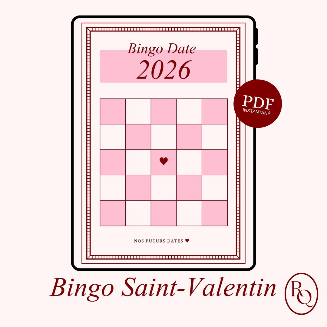 Date Bingo Template to Print and Fill in With Couple Activities and ...