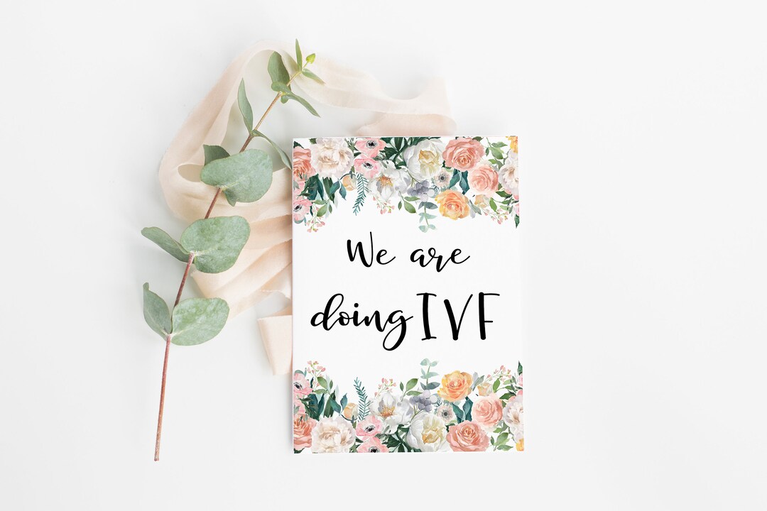 Instant Download IVF Fertility Milestone Cards by Conceivable Designs ...