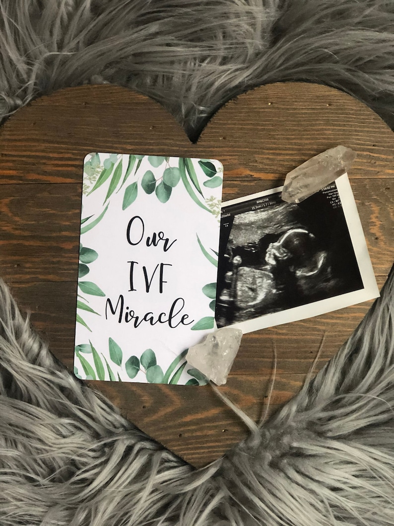 Fertility Milestone Cards for IVF by Conceivable Designs® in Greenery ...