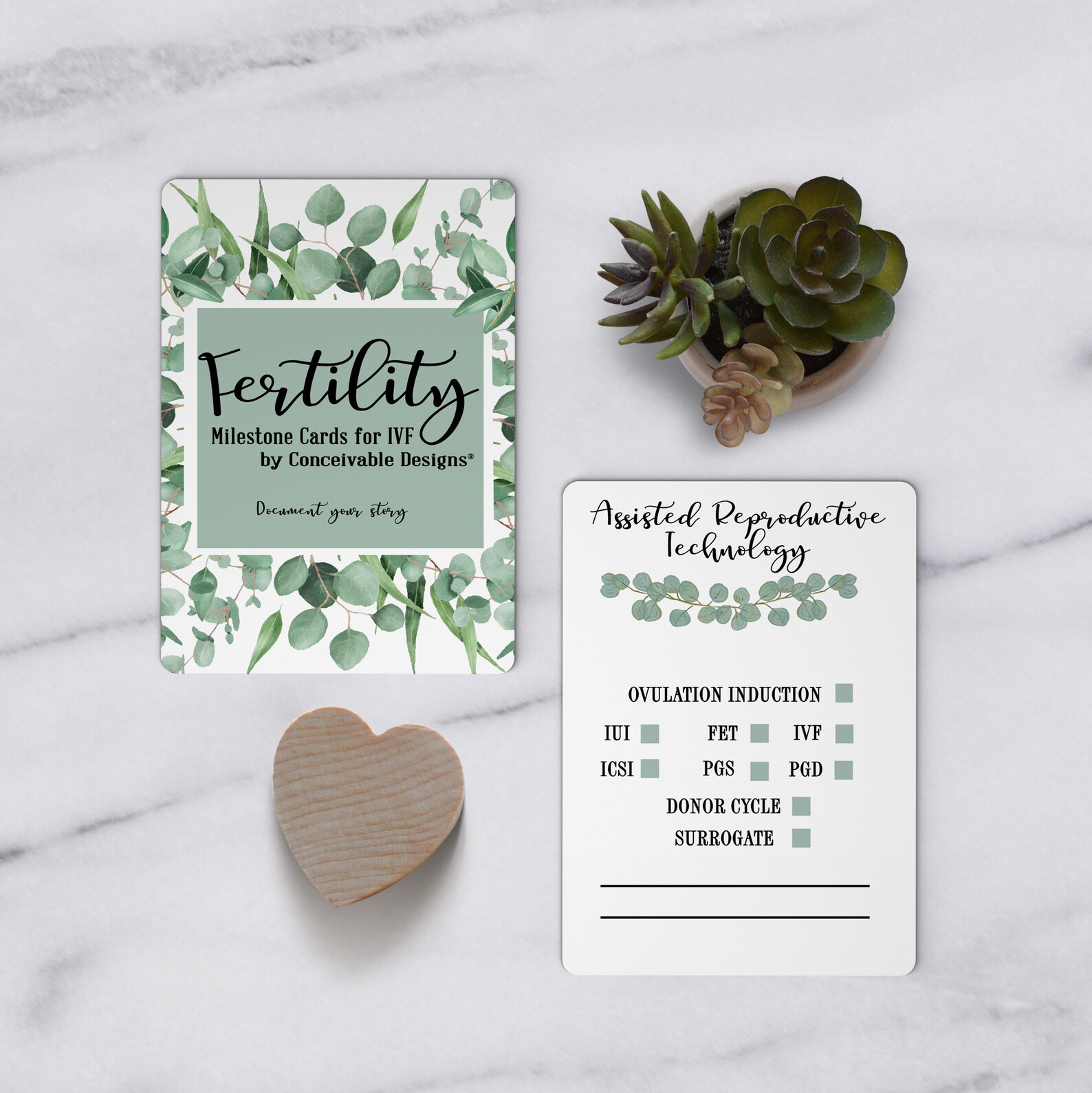 Fertility Milestone Cards for IVF by Conceivable Designs® in | Etsy