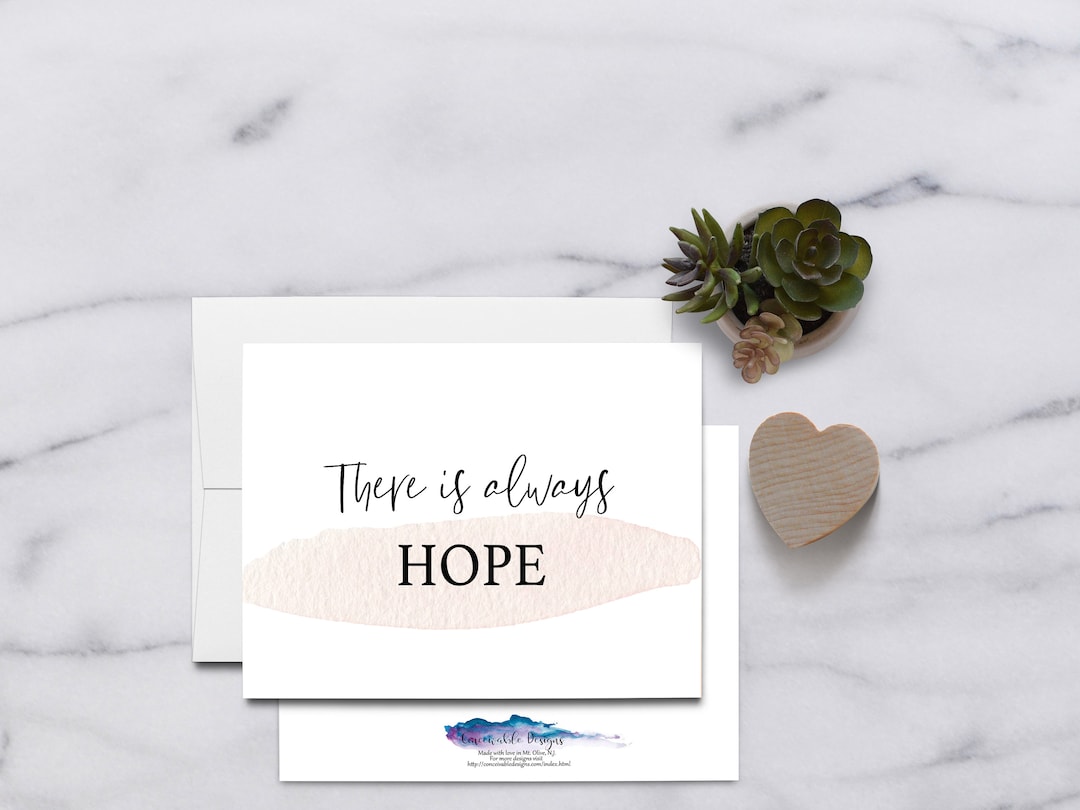 There is Always HOPE Fertility Greeting Card - Etsy