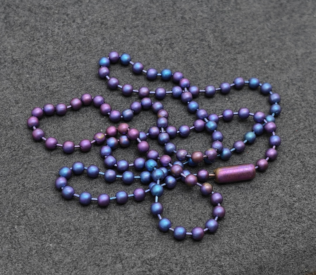 3mm Anodized Titanium Ball Chain Necklace Hypoallergenic - Etsy