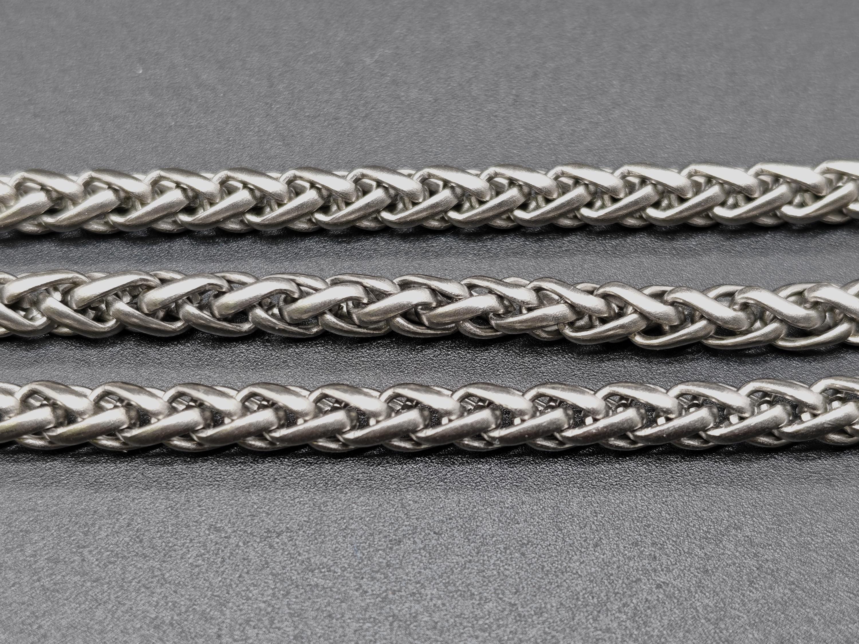 4mm Titanium Rope Link Chain Necklace - Etsy