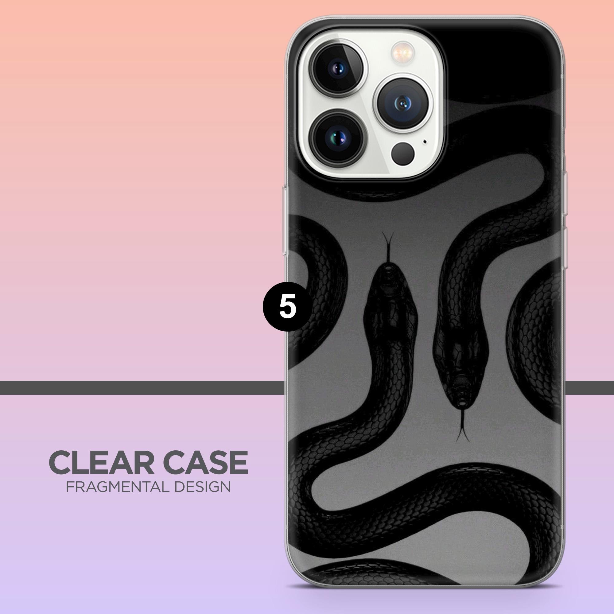 Snake Skin Phone Case Dark Aesthetic Cover for iPhone 17pro, 16, 15, 14 ...
