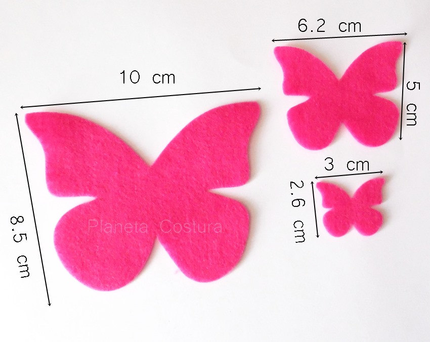 Mariposas de fieltro set de 21 piezas - Etsy México