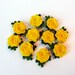Yellow Flower Applique, Floral Embellishment for Crafts and ...